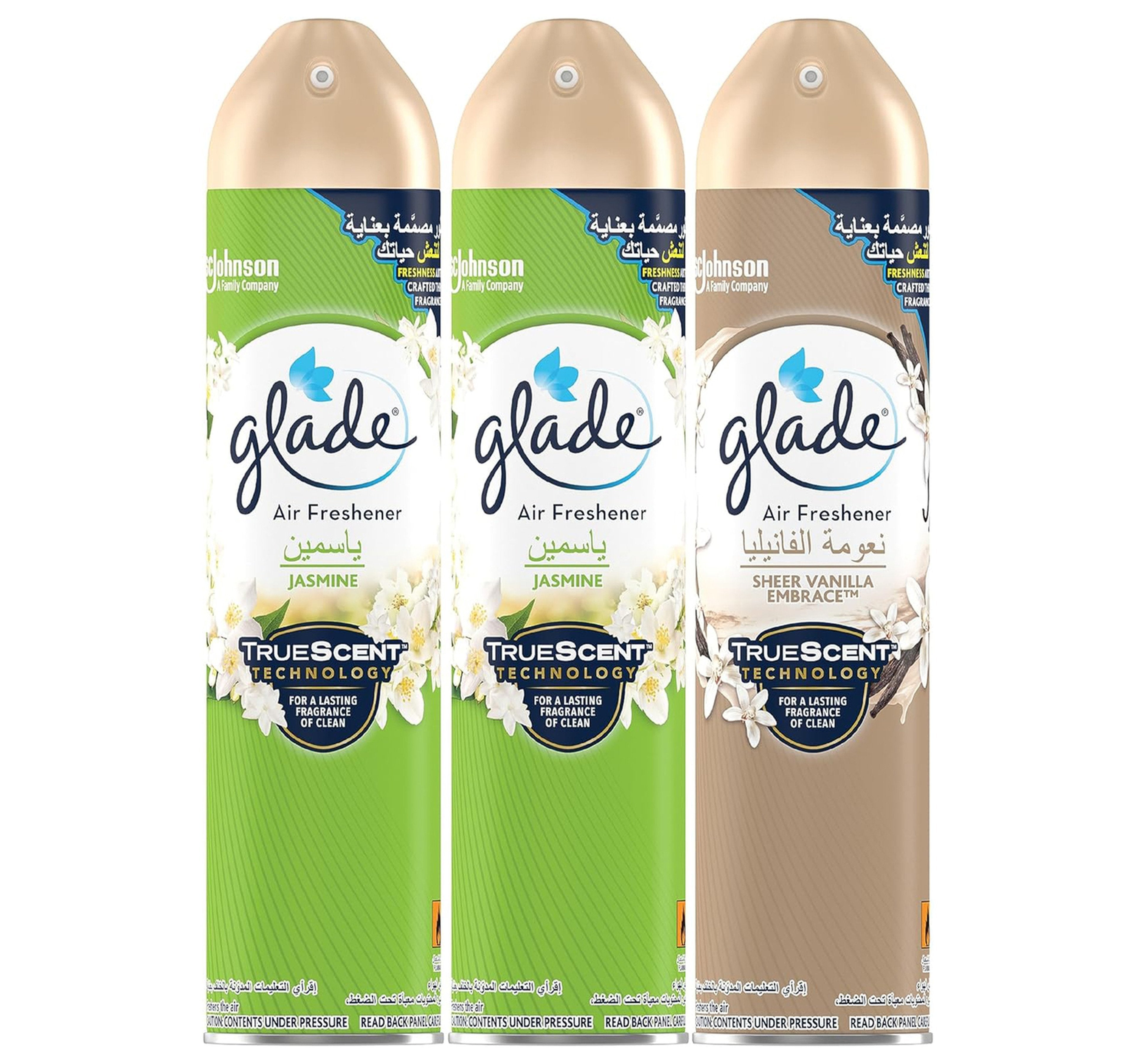 Glade Jasmine + Sheer Vanilla Embrace Air Freshener Value Pack 3 x 300 ...