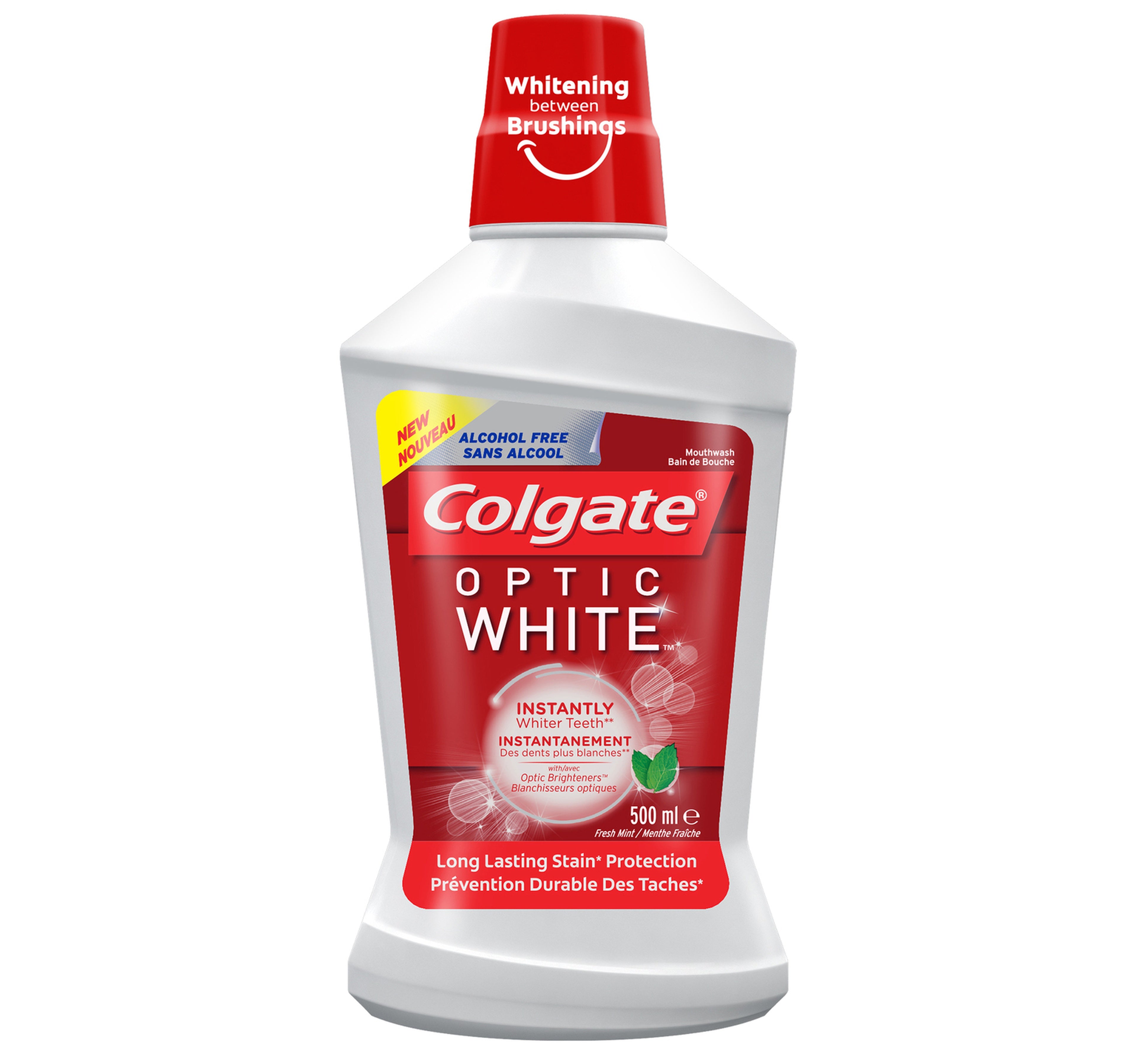 Colgate Optic White Mouth Wash 500 ml – Shefs