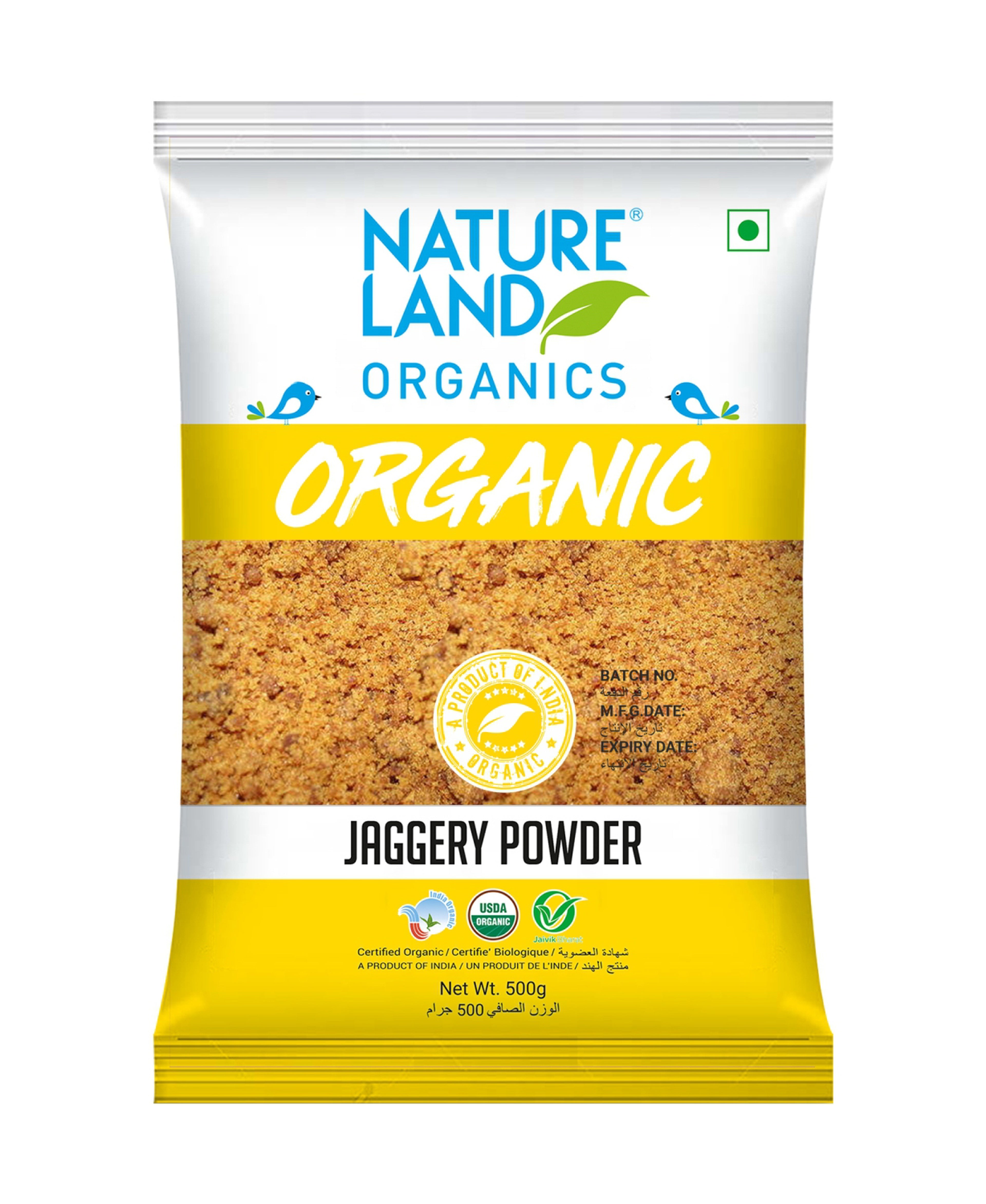 Natureland Organics Jaggery Powder 500 g – Shefs
