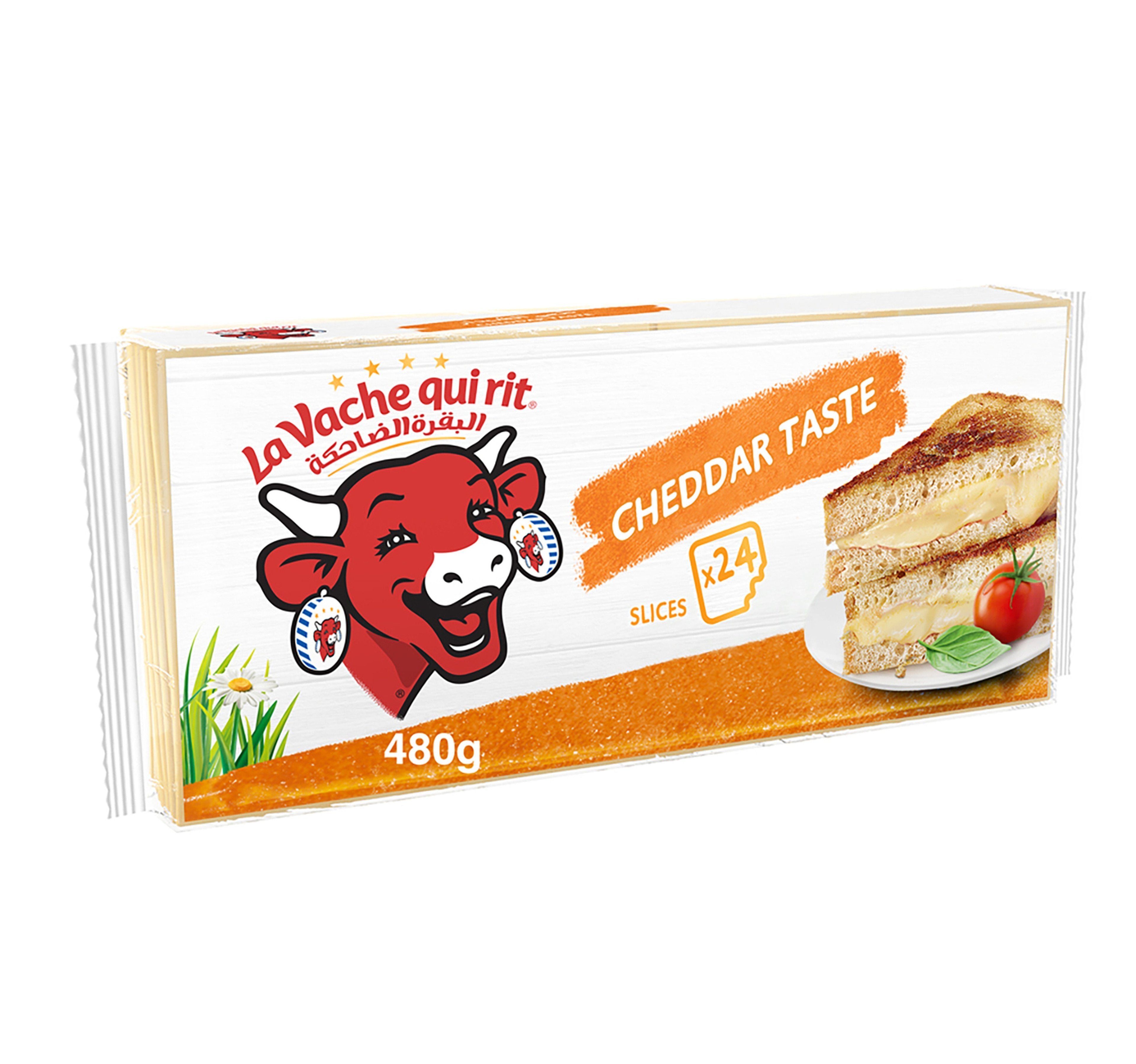 La Vache qui rit Cheddar Cheese Slices 24 Slices 480 g – Shefs