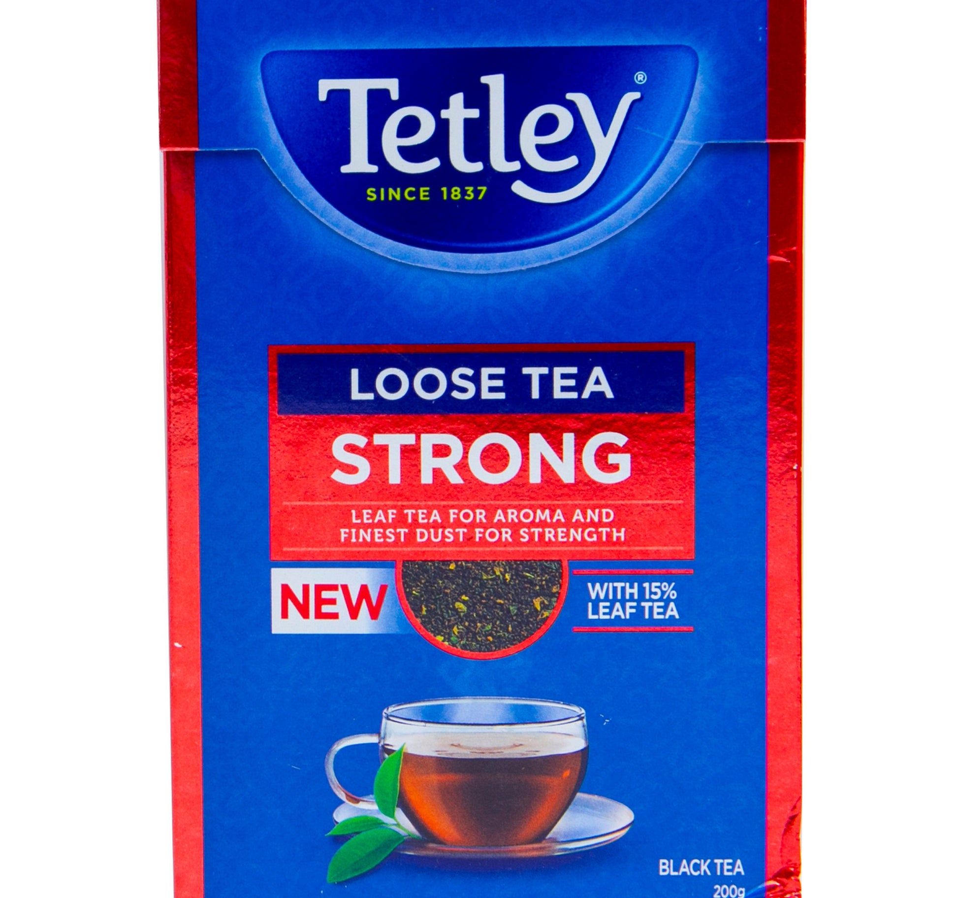 Tetley Strong Black Tea Loose 200 g – Shefs