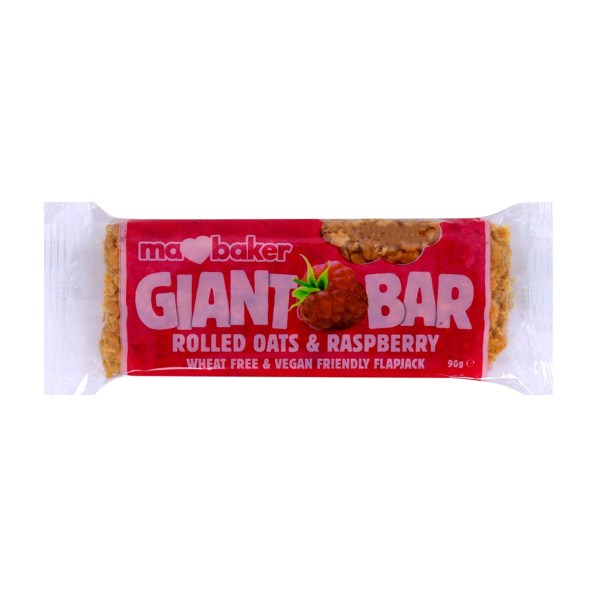 Ma Baker Giant Bar Rolled Oats & Raspberry 90 g – Shefs