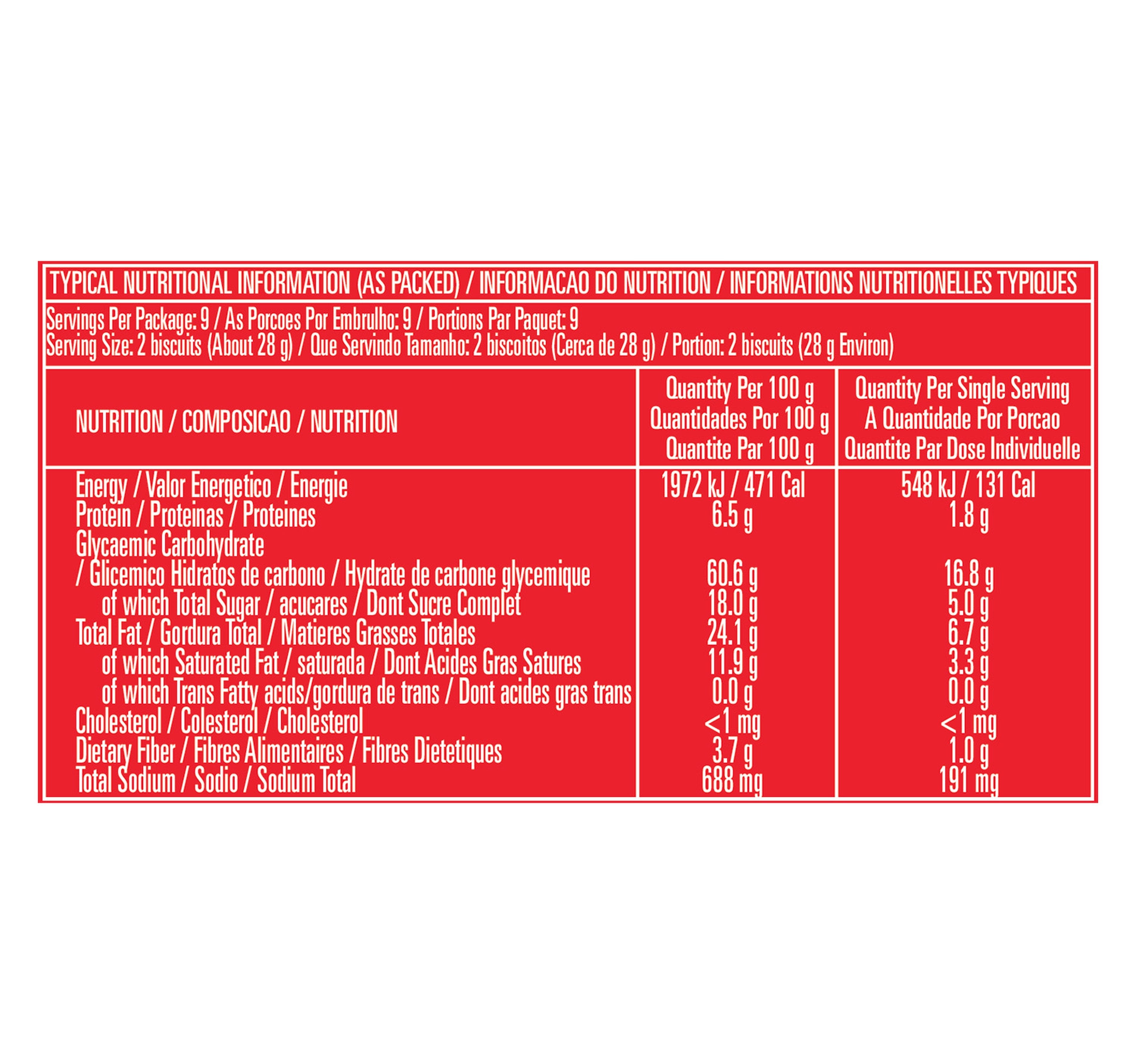 Tiffany Digestive Biscuit 2 x 400 g – Shefs