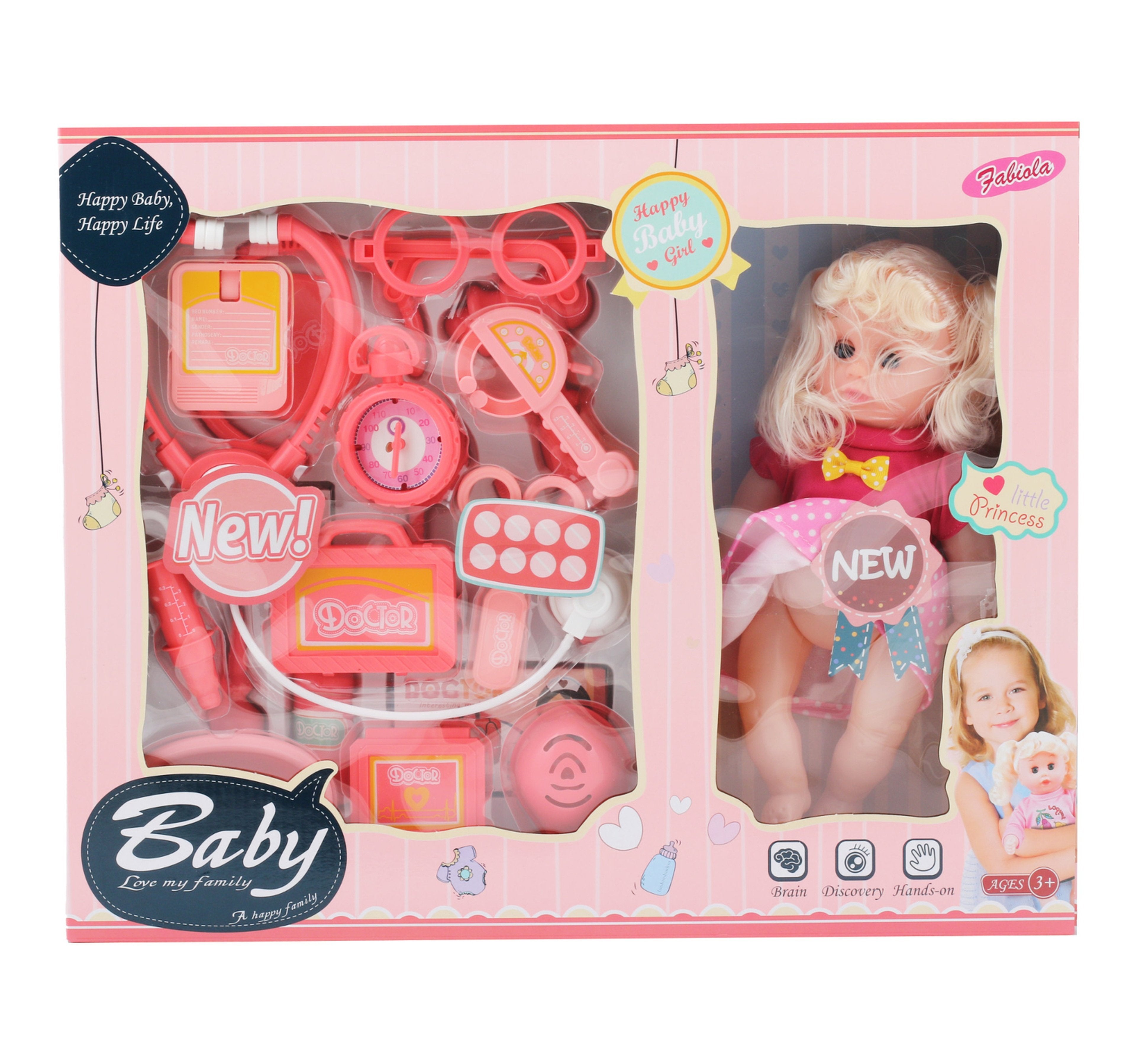 Fabiola Doll With Doctor Set 7174-1 – Shefs