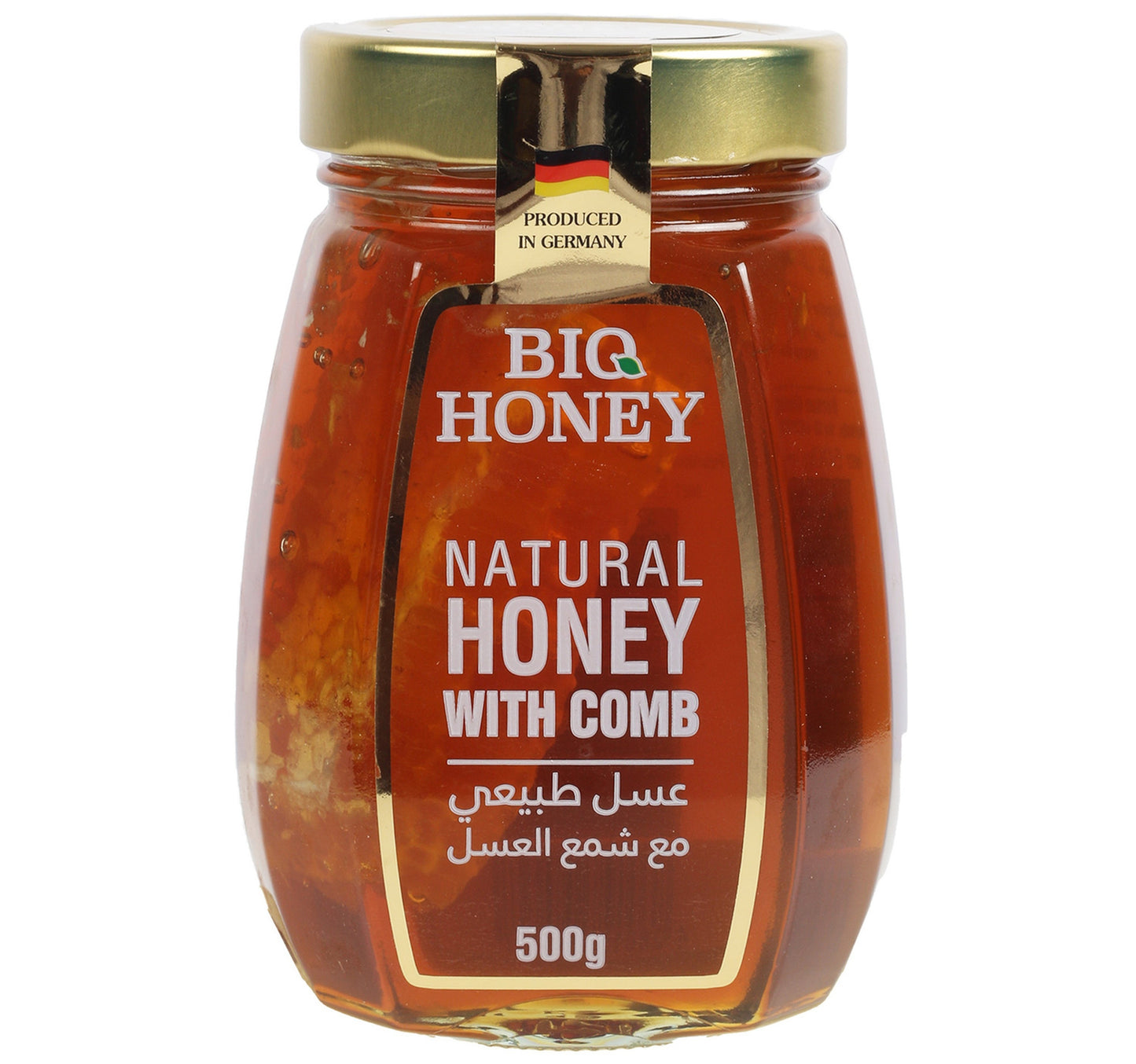 Bio Honey Natural Honey With Comb 500 g – Shefs