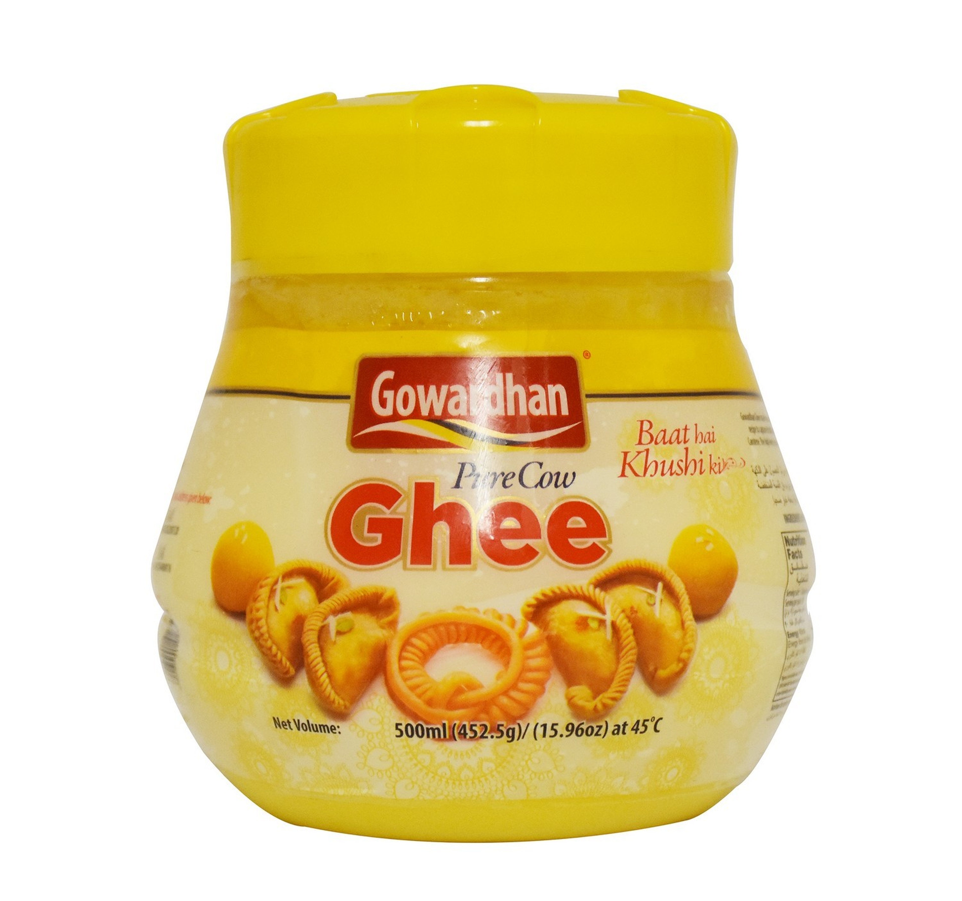 Gowardhan Pure Cow Ghee 500 ml – Shefs