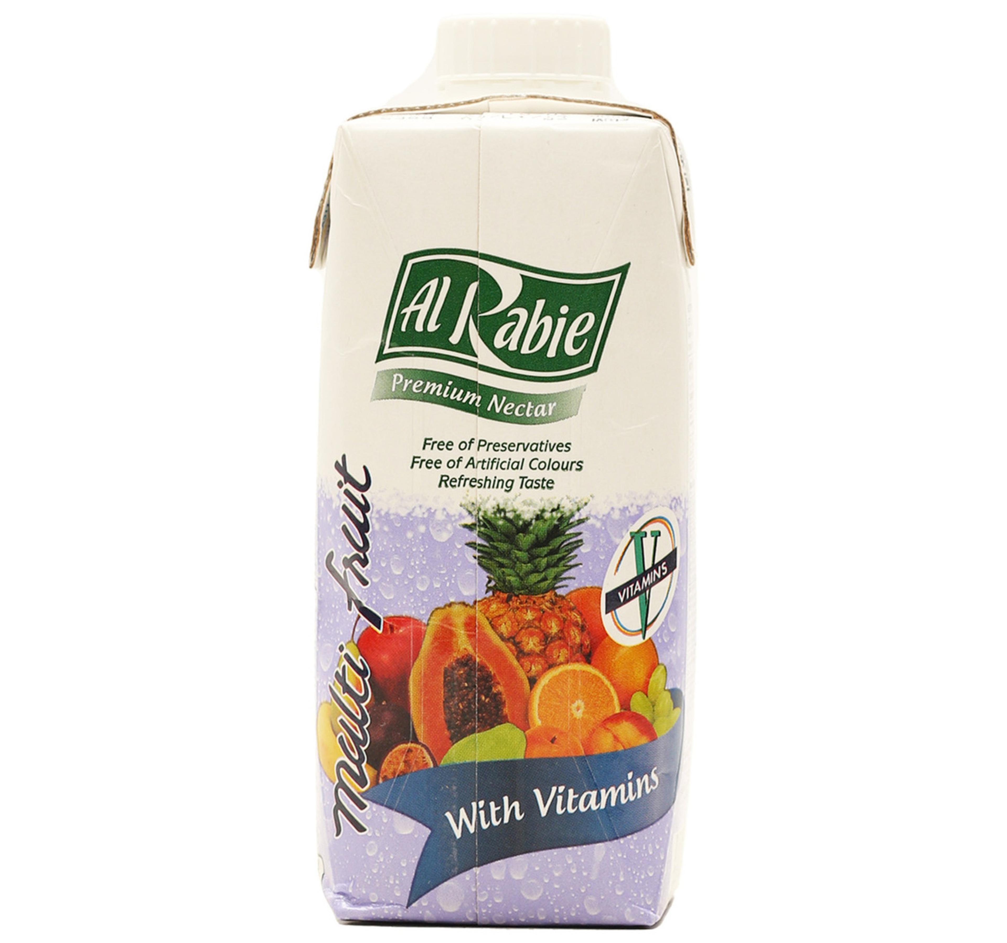 Al Rabie Multi Fruit with Vitamins 6 x 250 ml – Shefs