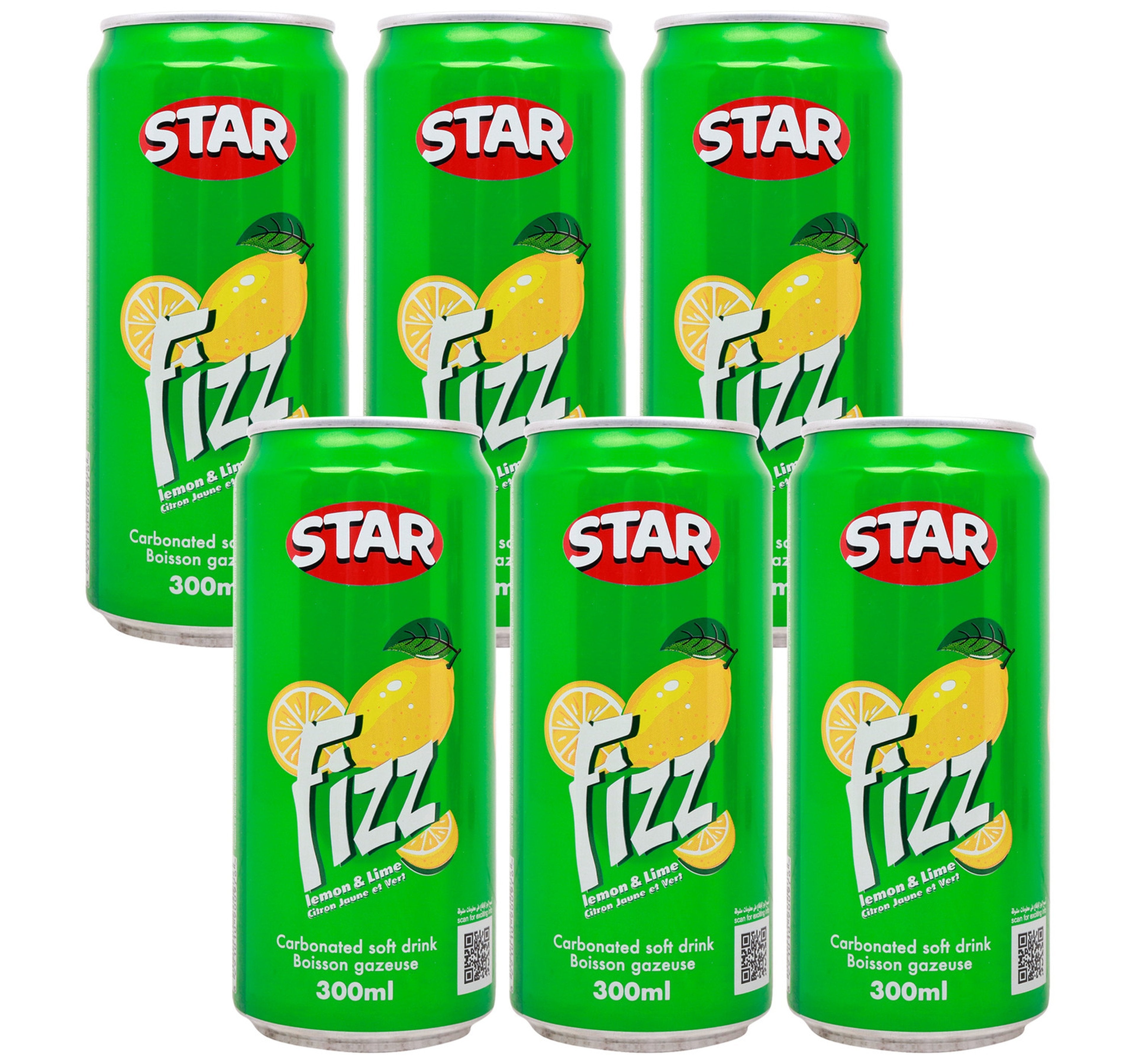 Star Lemon & Lime Fizz 6 x 300 ml – Shefs