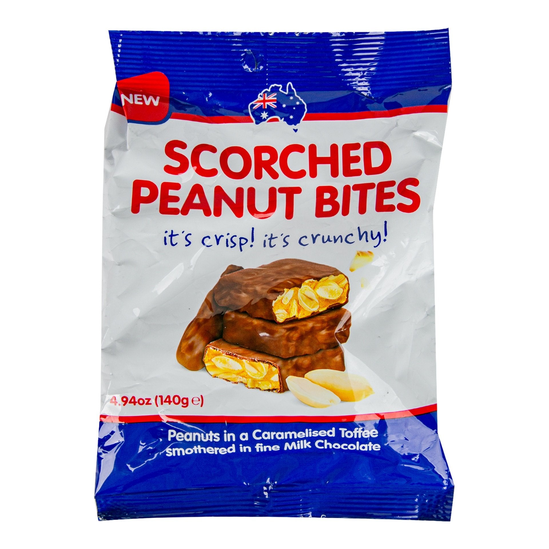 Cooks Scorched Peanut Bites Caramelised Toffee 140 g – Shefs