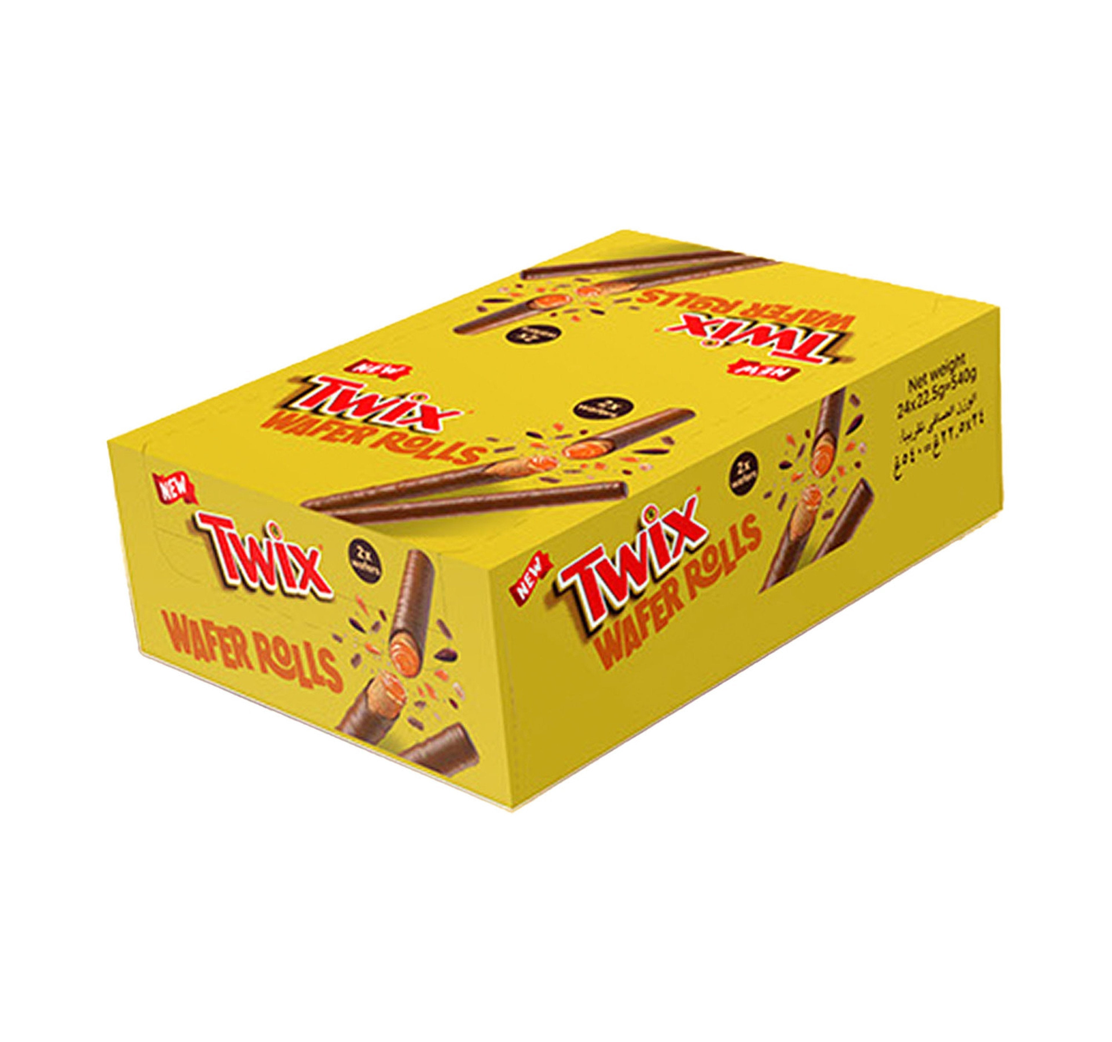 Twix 2x Wafer Rolls 24 x 22.5 g – Shefs