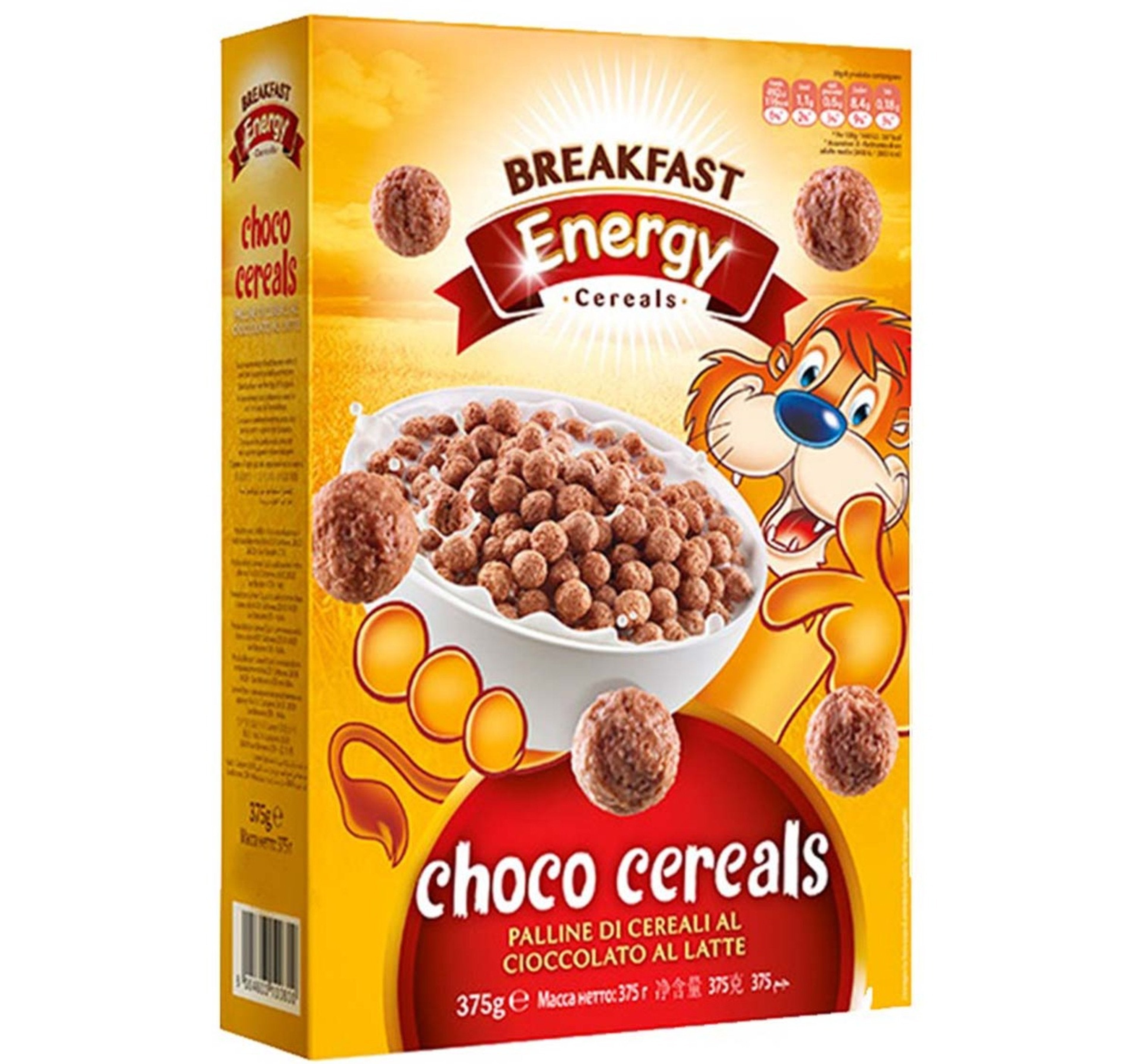 Breakfast Energy Choco Cereals 375 g – Shefs
