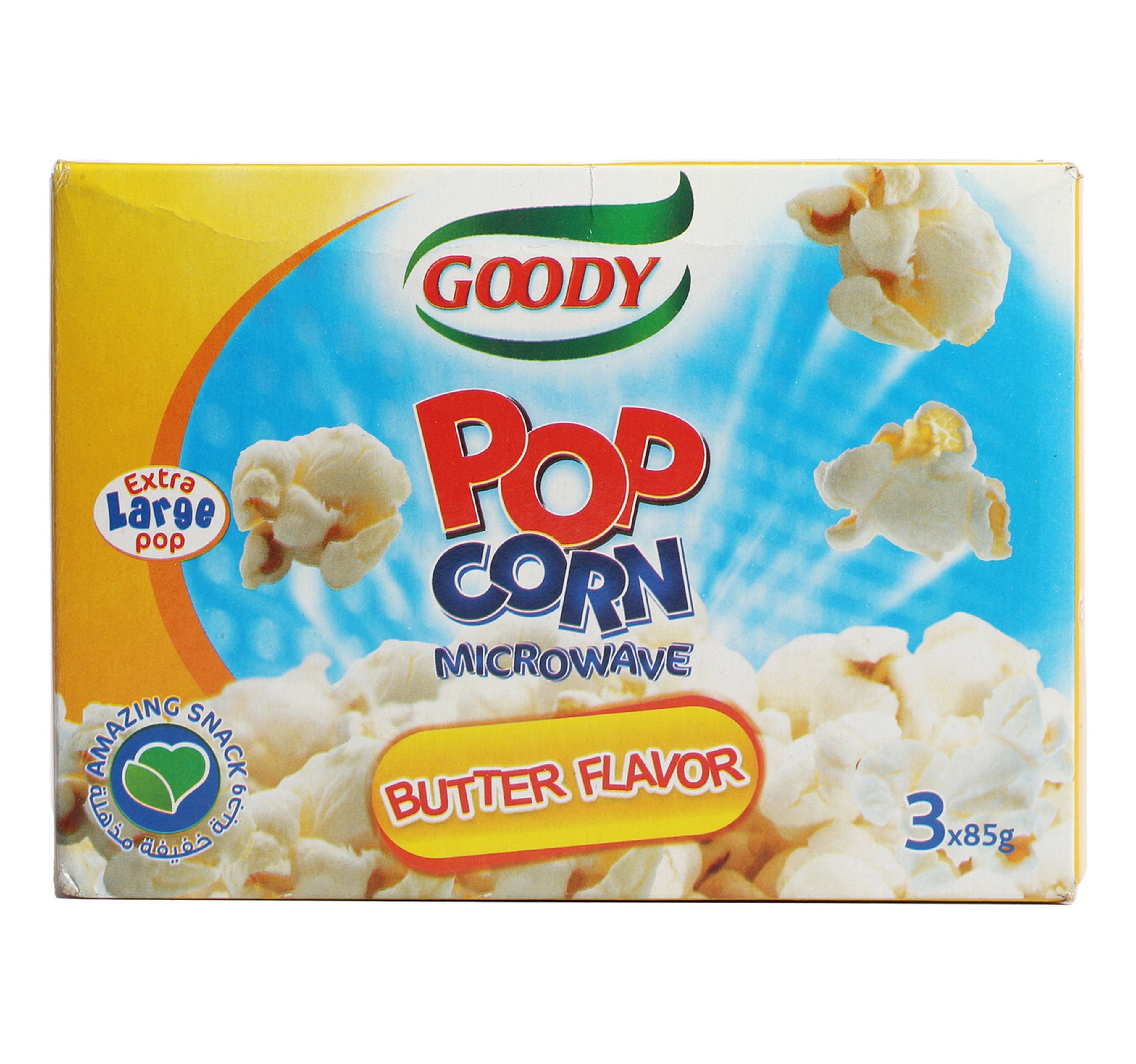 Goody Butter Flavoured Microwave Popcorn 255 g – Shefs
