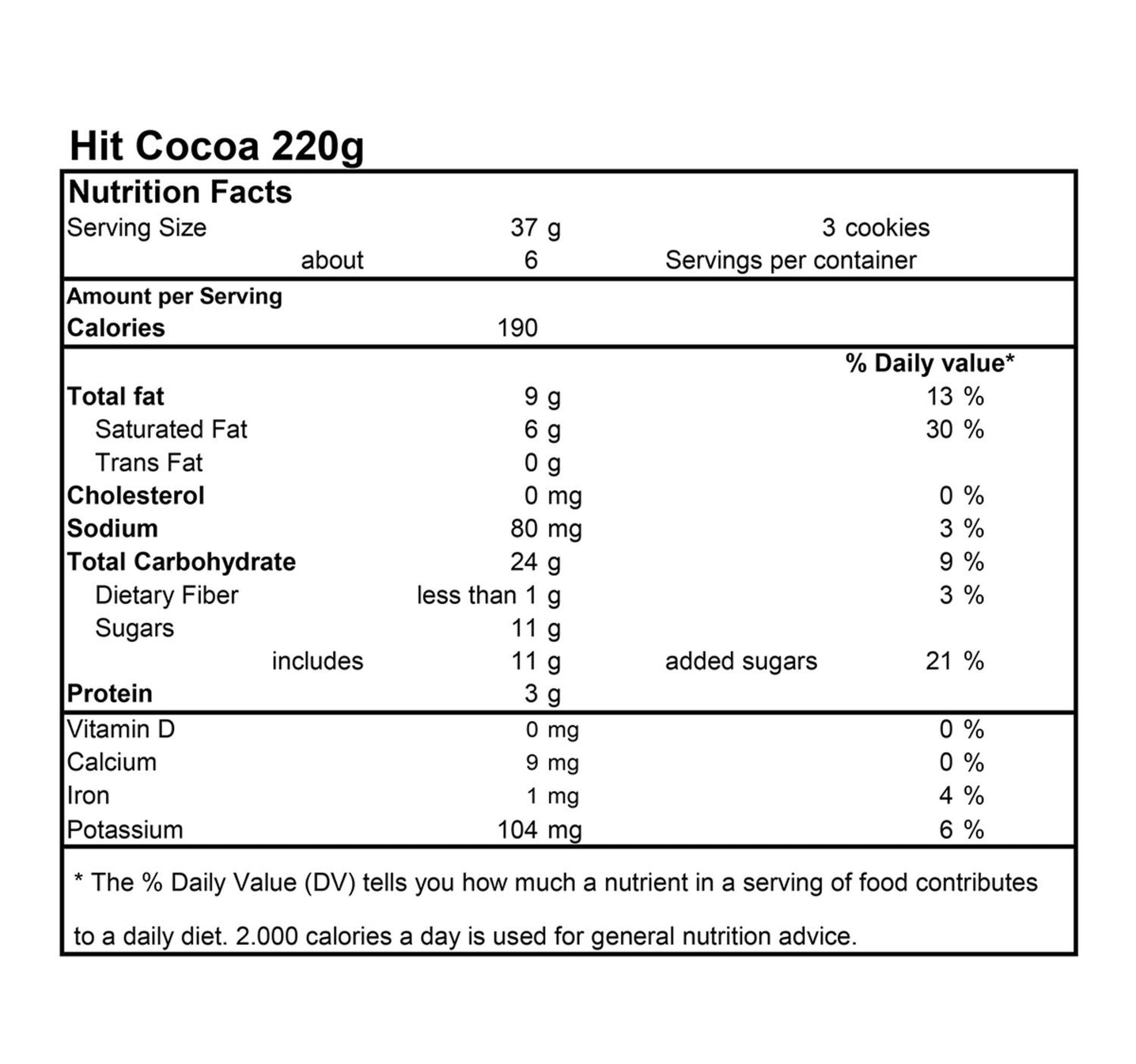 Bahlsen Hit Cocoa Creme Biscuits 220 g – Shefs
