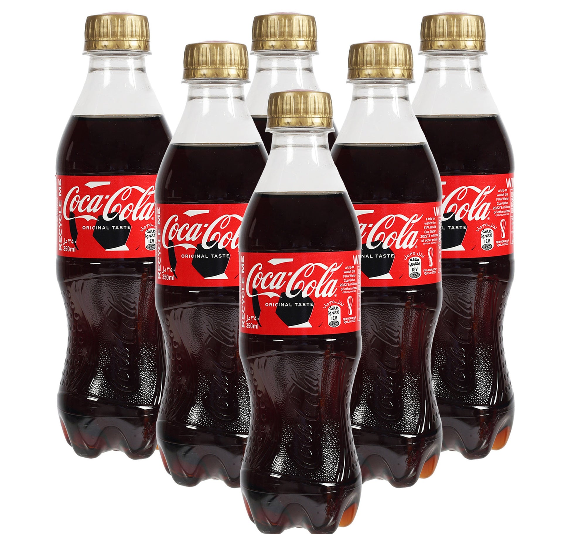 Coca Cola Original Taste Bottle Value Pack 6 x 350 ml – Shefs