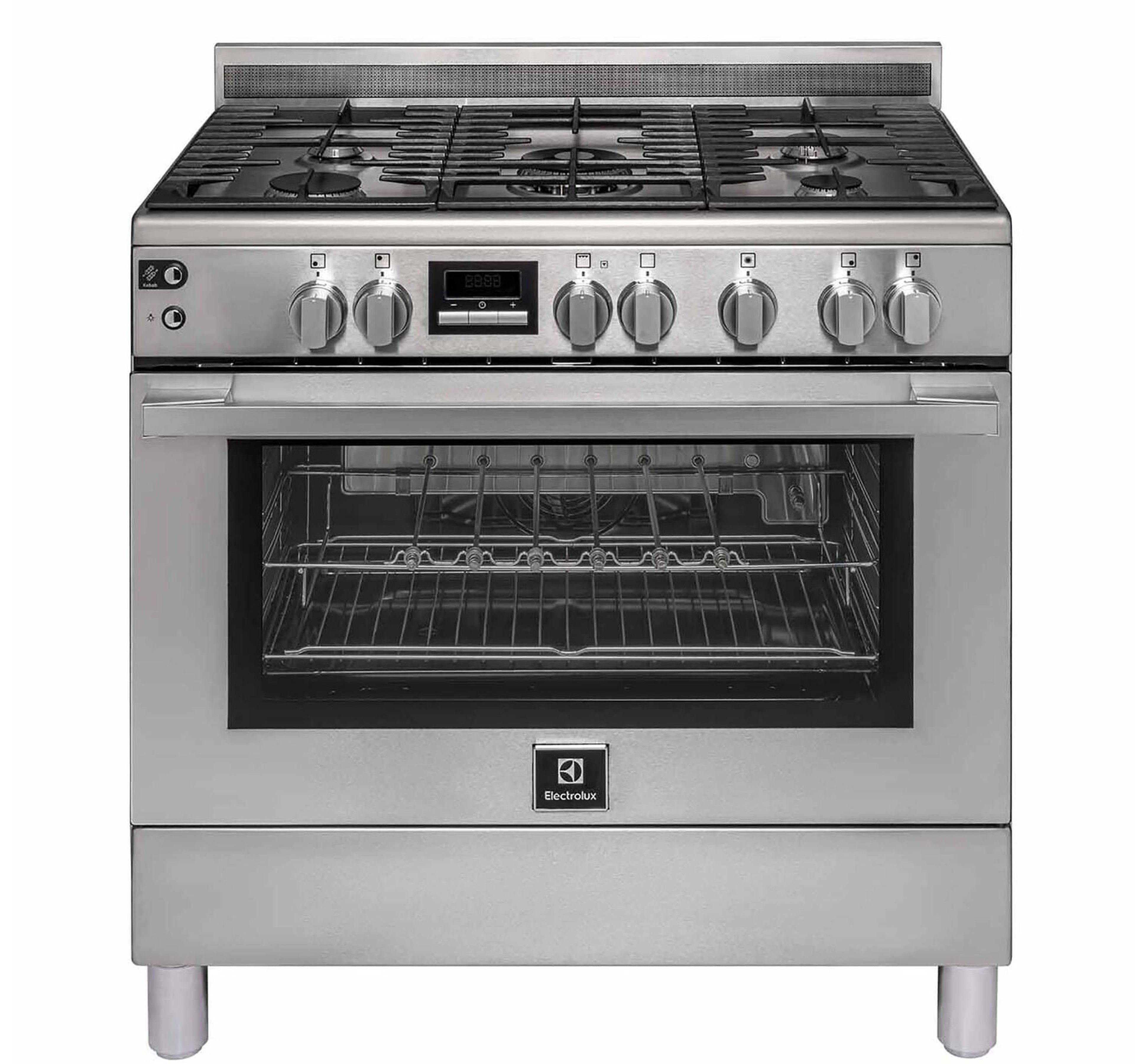Electrolux Gas Cooking Range EKG9241Z7X 90x60cm 5 Gas Burner with Keba ...